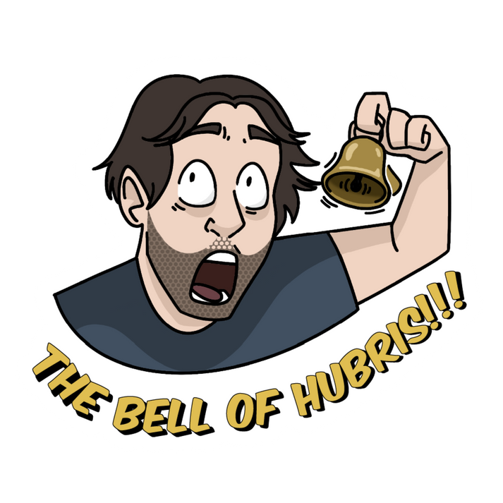 Danny Motta: Bell Of Hubris Sticker – The Gilded Teafling