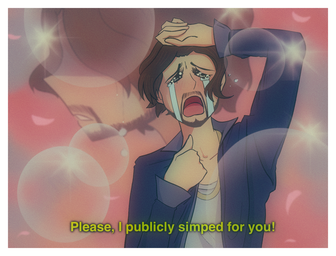 Danny Motta: I Simped For You Sticker – The Gilded Teafling